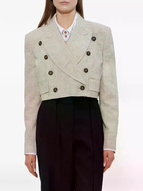 VIVIENNE WESTWOOD Cropped Double-breasted Jacket