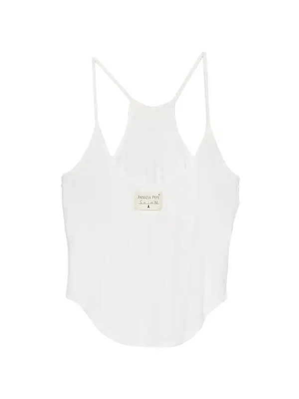 Patrizia Pepe Racerback Sleeveless Top