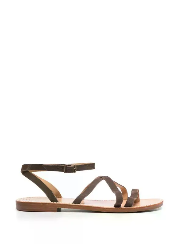 LA BOTTE GARDIANE Sauve Buckled Flat Sandals