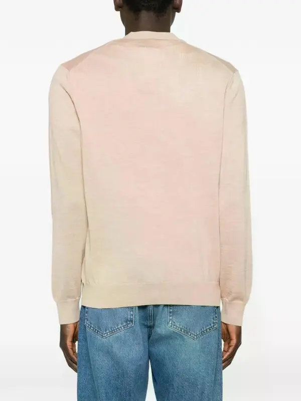 Maison Kitsuné Fox-motif Pocket Cardigan - Neutrals