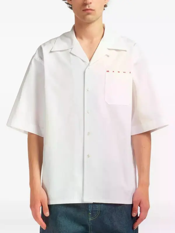 Marni Logo-print Bowling Shirt