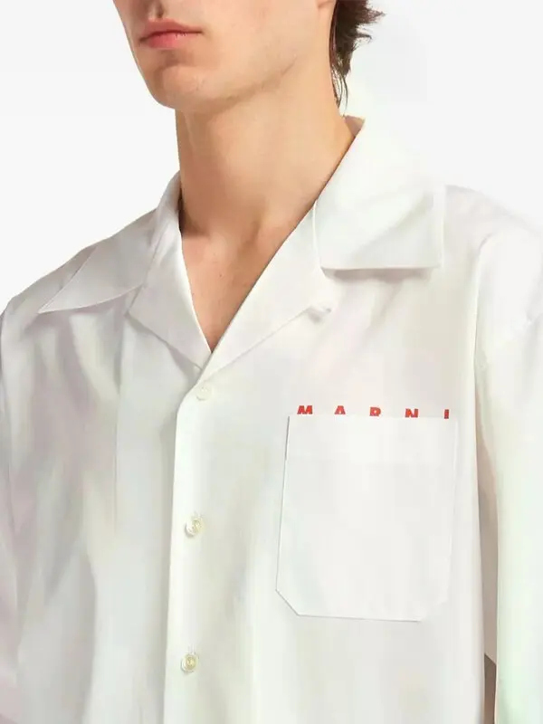 Marni Logo-print Bowling Shirt