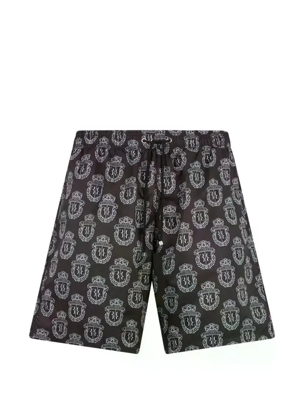 BILLIONAIRE Logo-motif Swim Shorts - Black