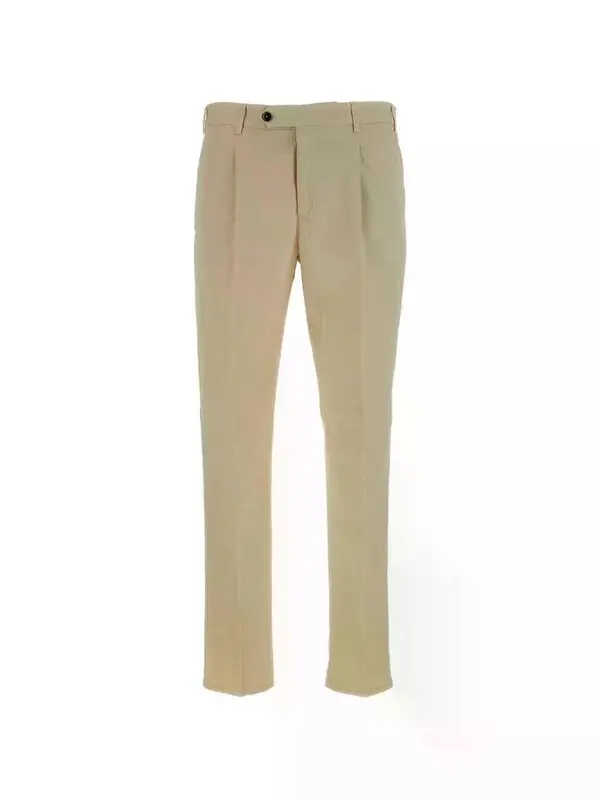 PT TORINO Pleated Trousers - Neutrals