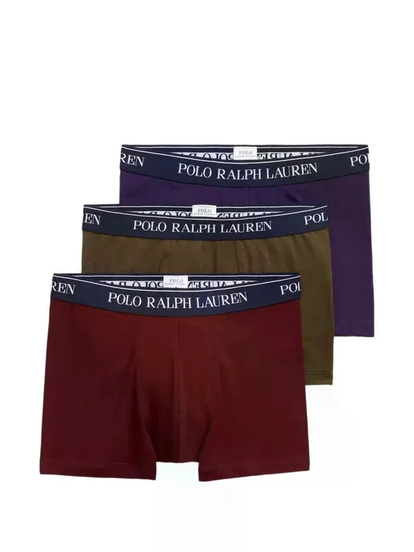 Polo Ralph Lauren Logo-waistband Briefs - Red