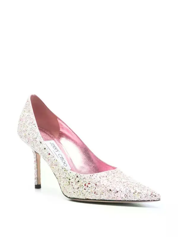 JIMMY CHOO Love Glitter Pumps