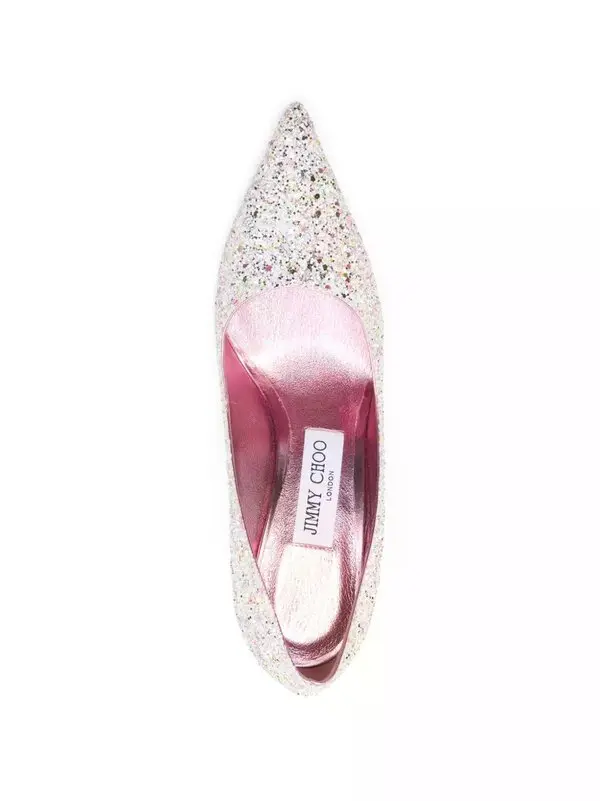 JIMMY CHOO Love Glitter Pumps