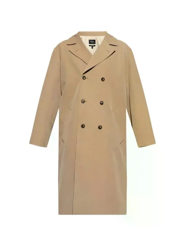 A.p.c. Buttoned Double-breasted Coat