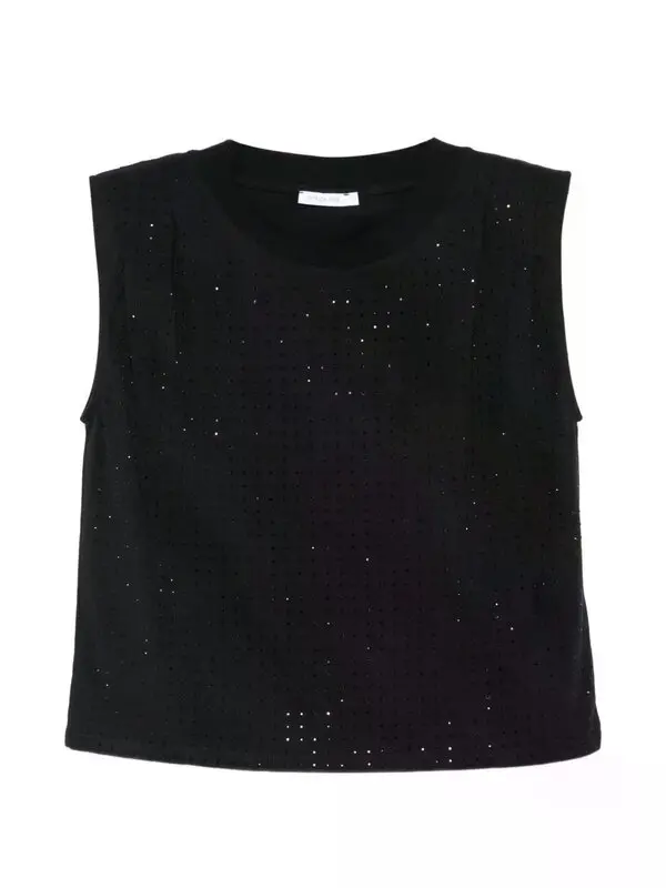 Patrizia Pepe Rhinestone-embellished Top