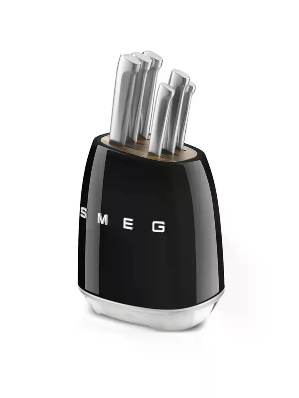 SMEG Logo Block Knife Set