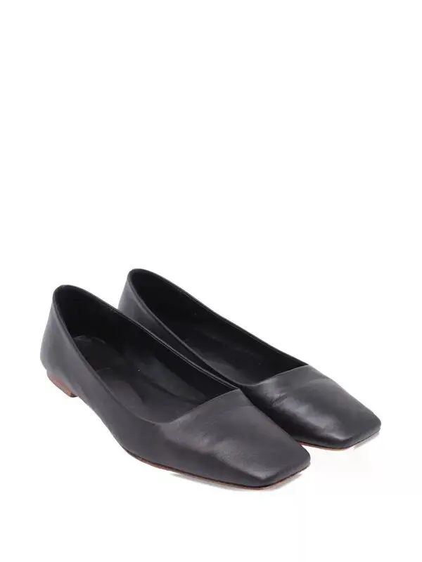 AeydĒ Square-toe Leather Loafers