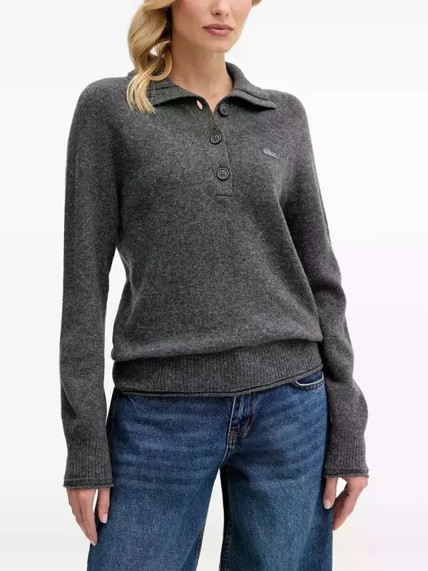 Lacoste Long-sleeve Button Sweater