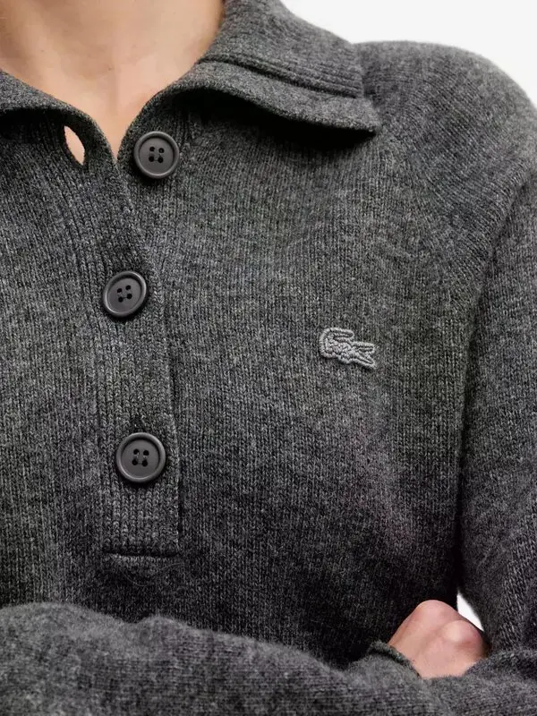 Lacoste Long-sleeve Button Sweater