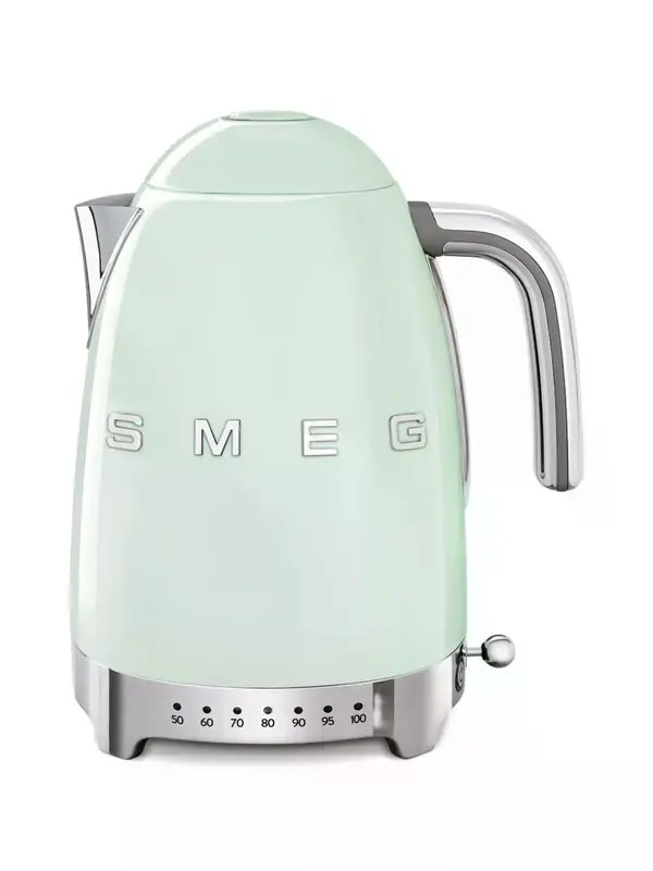 SMEG Chrome-handle Kettle - Green