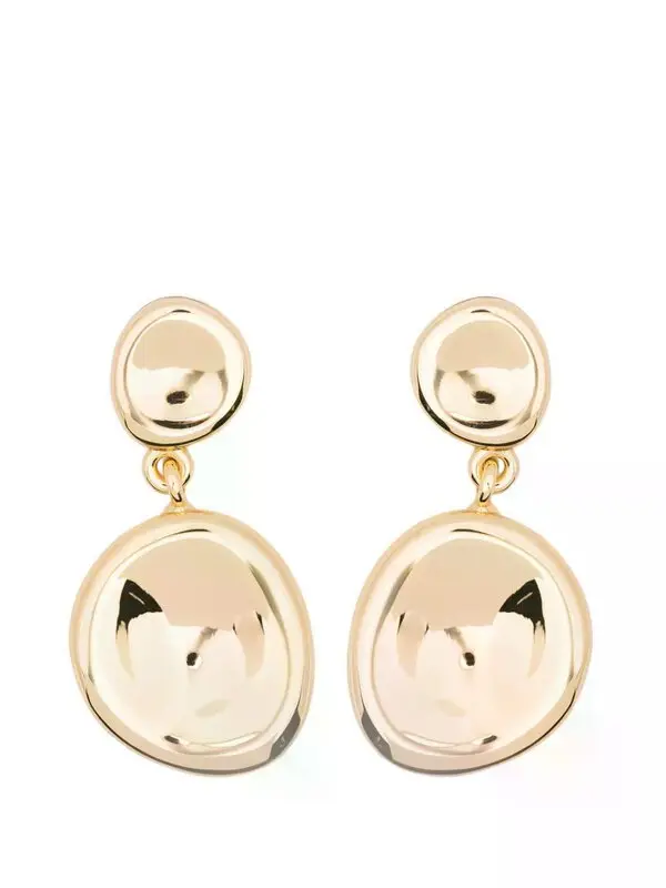 JOSEPH Logo-detail Drop Earrings - Gold