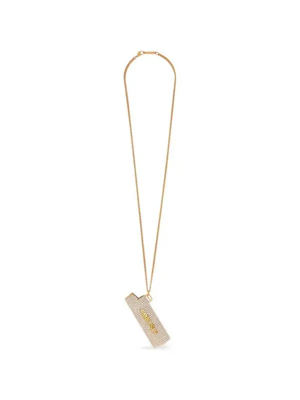 AMBUSH Lighter-case Pendant Necklace - Gold