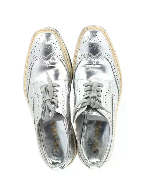 Prada Wingtip Platform Sneakers