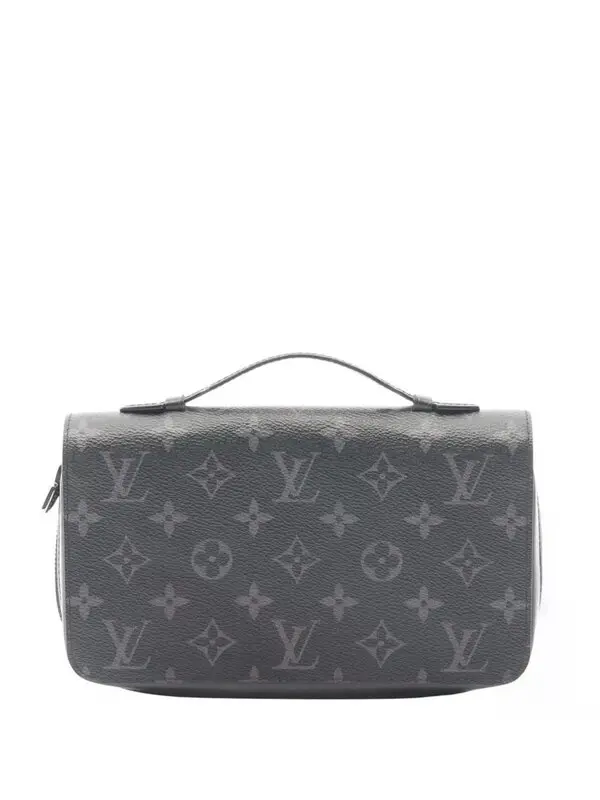 LOUIS VUITTON 2010-2026 Monogram Eclipse Zippy Xl Wallet Long Wallets - Black