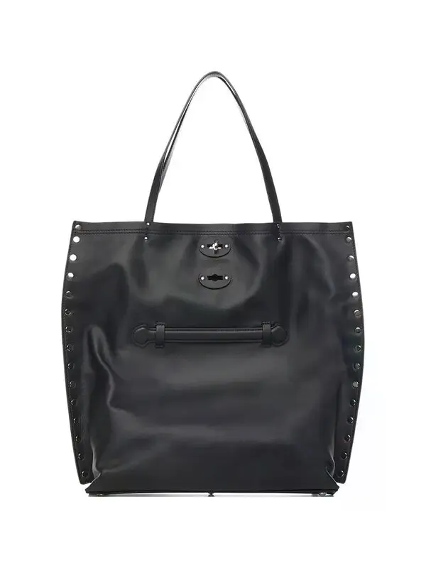 ZANELLATO Leather Tote Bag - Black
