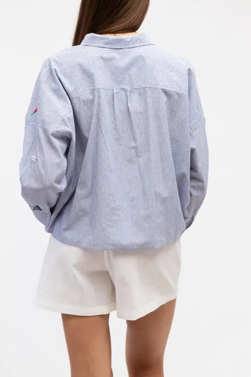 LABEL OF LOVE Alesia Embroidered Shirt