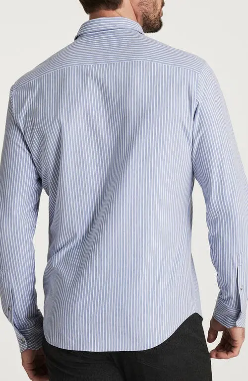 34 Heritage Stripe Button-up Shirt - Blue
