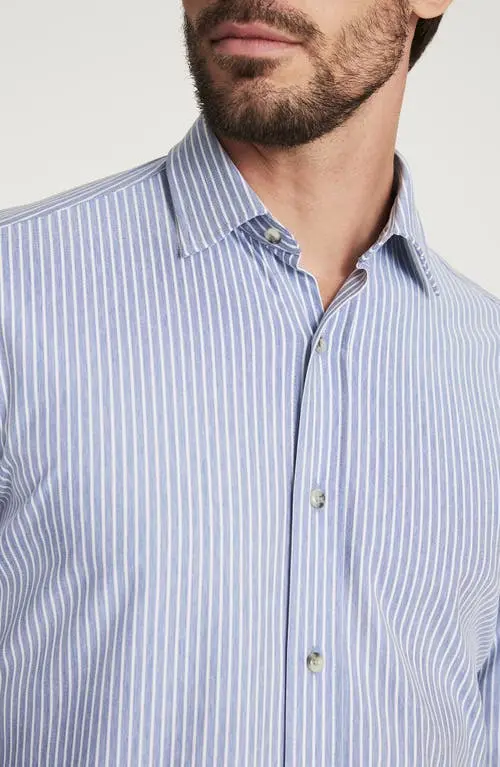 34 Heritage Stripe Button-up Shirt - Blue