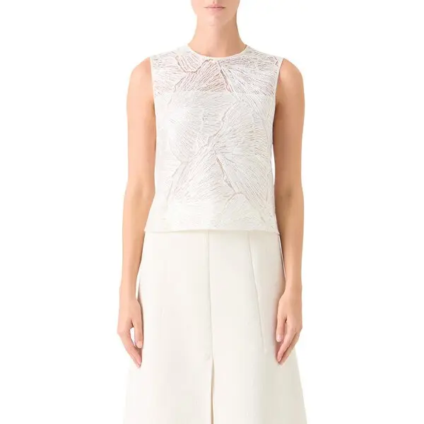 Akris Sea Fan Lace Top