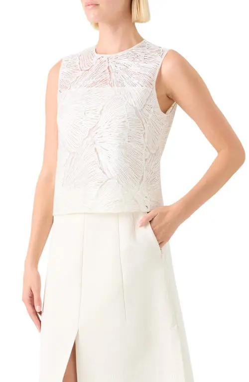 Akris Sea Fan Lace Top