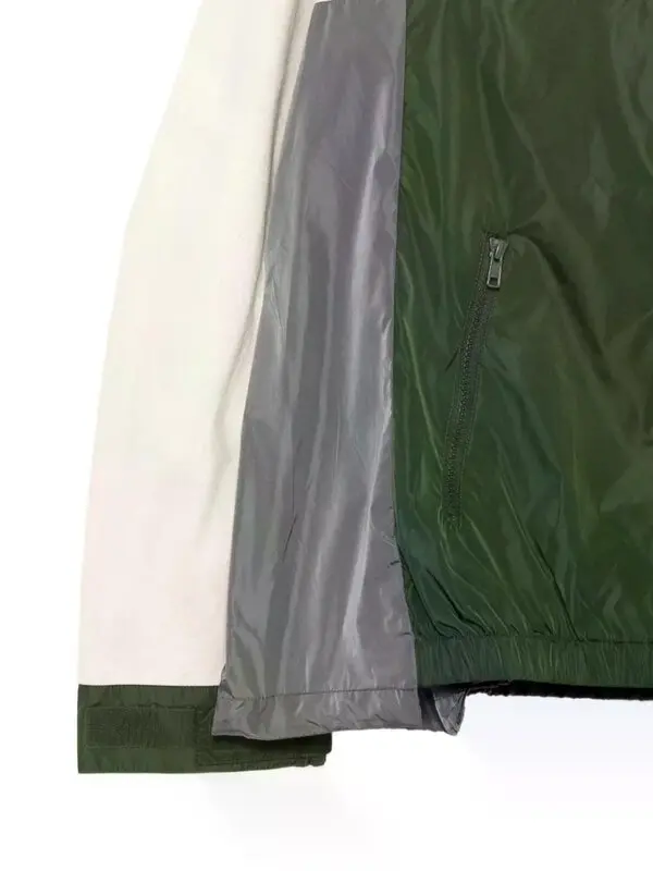 CROQUIS Striped Jacket With Zip Fastening