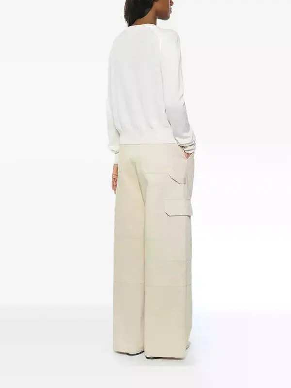 Maison Kitsuné Fox-motif Buttoned Cardigan - Neutrals