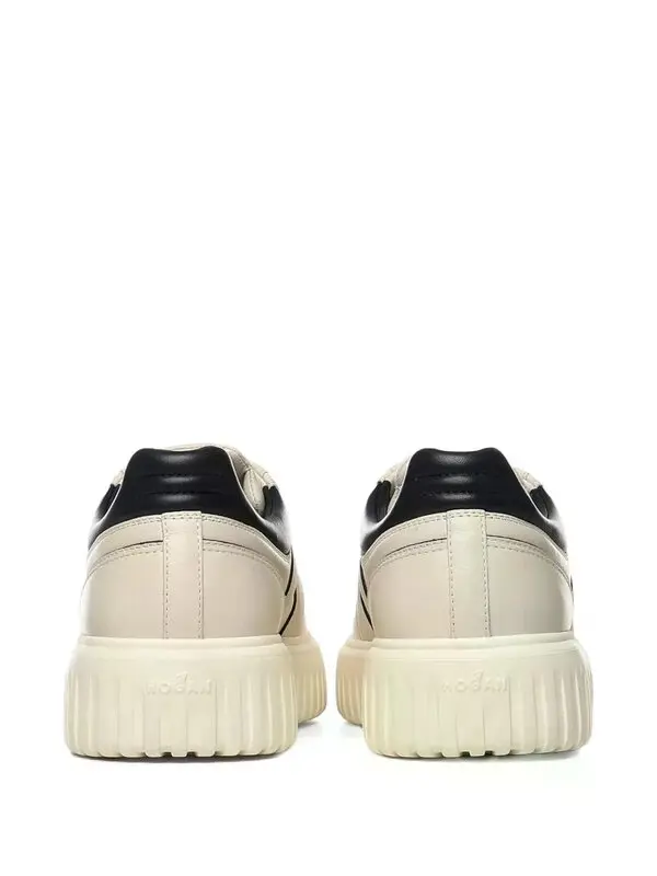 Hogan H-stripes Leather Sneakers - Neutrals