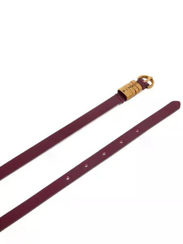 Pinko Logo Leather Belt