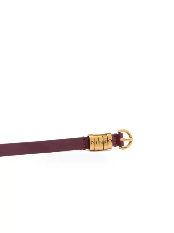Pinko Logo Leather Belt