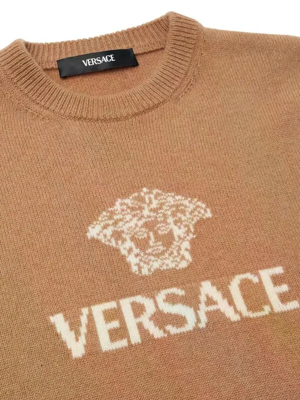 Versace Medusa Logo Cashmere Sweater