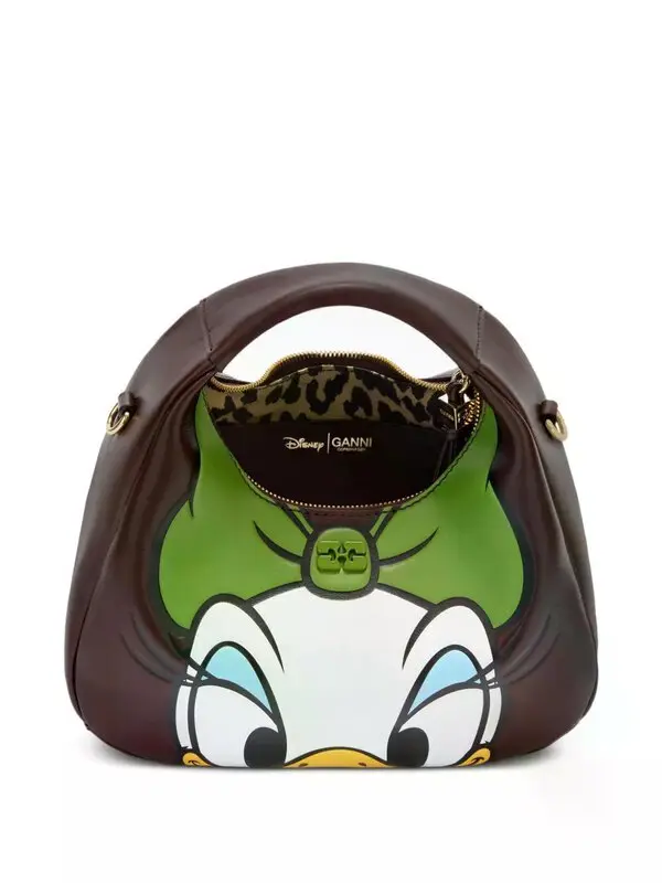 GANNI X Disney Daisy Duck Mini Tote Bag - Brown