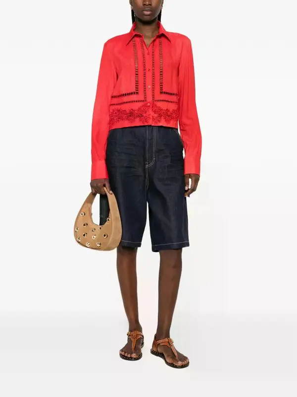 Ermanno Scervino Lace-insert Shirt