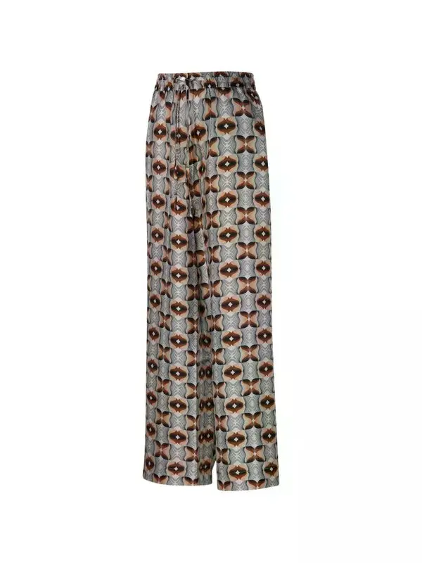 PIERRE-LOUIS MASCIA Patterned Drawstring Trousers