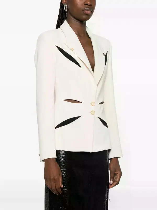 Elisabetta Franchi Cut-out Crêpe Jacket