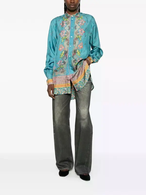 PIERRE-LOUIS MASCIA Floral Print Shirt