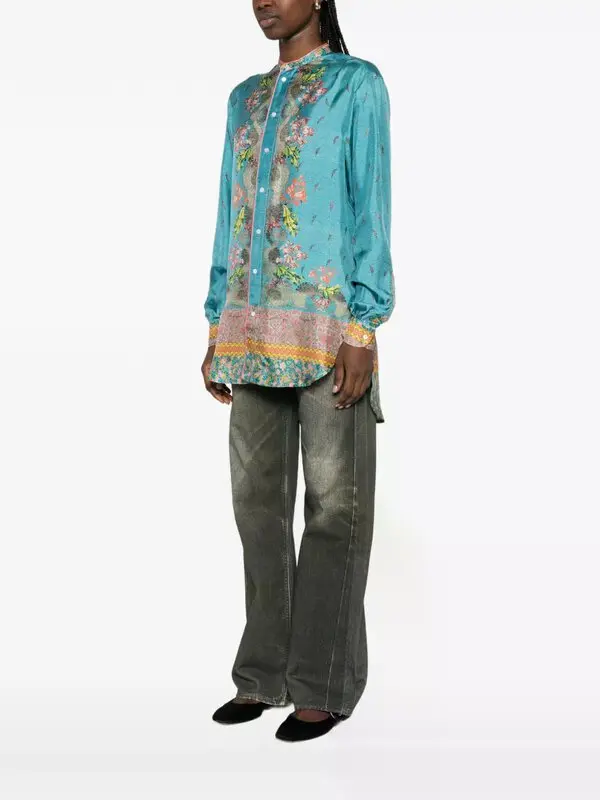 PIERRE-LOUIS MASCIA Floral Print Shirt
