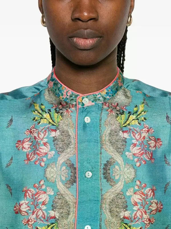 PIERRE-LOUIS MASCIA Floral Print Shirt