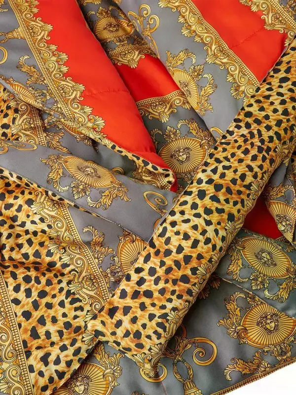 Versace Baroque-print Puffer Jacket
