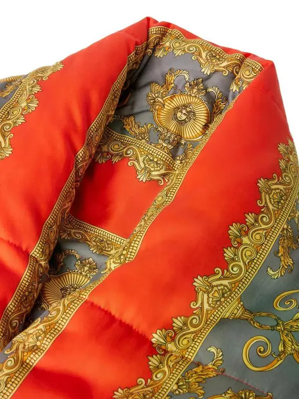 Versace Baroque-print Puffer Jacket