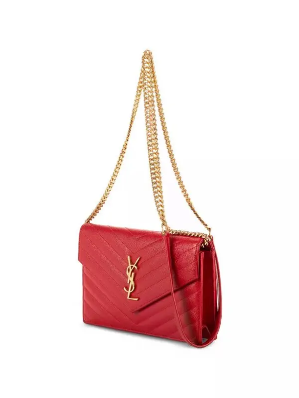Saint Laurent Chain-strap Shoulder Bag - Red