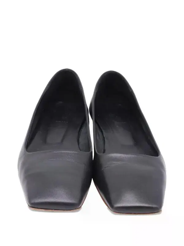 AeydĒ Square-toe Leather Loafers