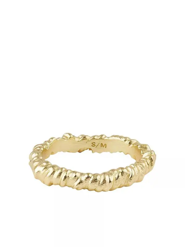 Anni Lu Seaweed Hammered-effect Ring