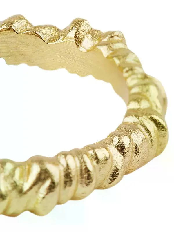 Anni Lu Seaweed Hammered-effect Ring