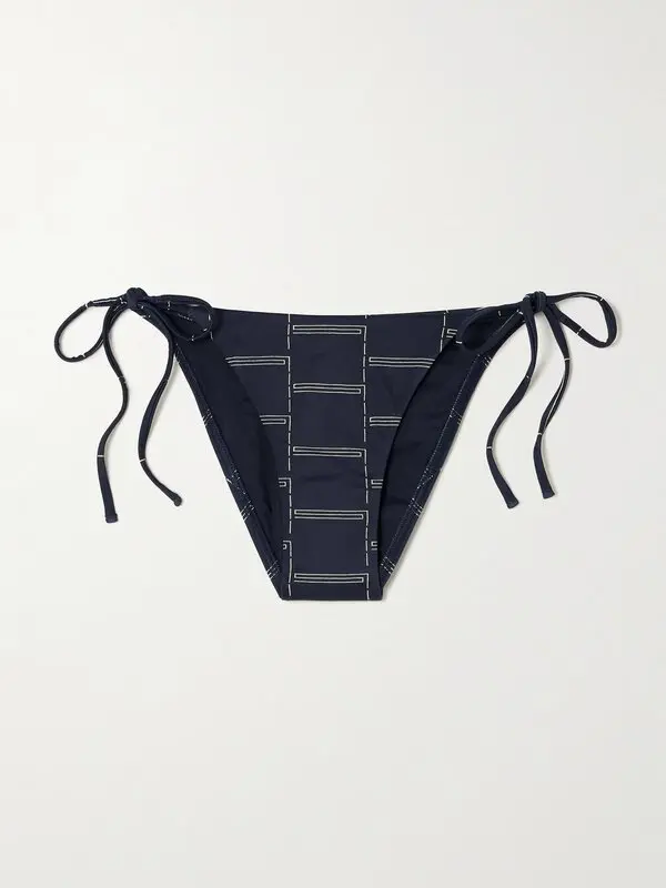 Matteau Printed Recycled Bikini Briefs - Blue