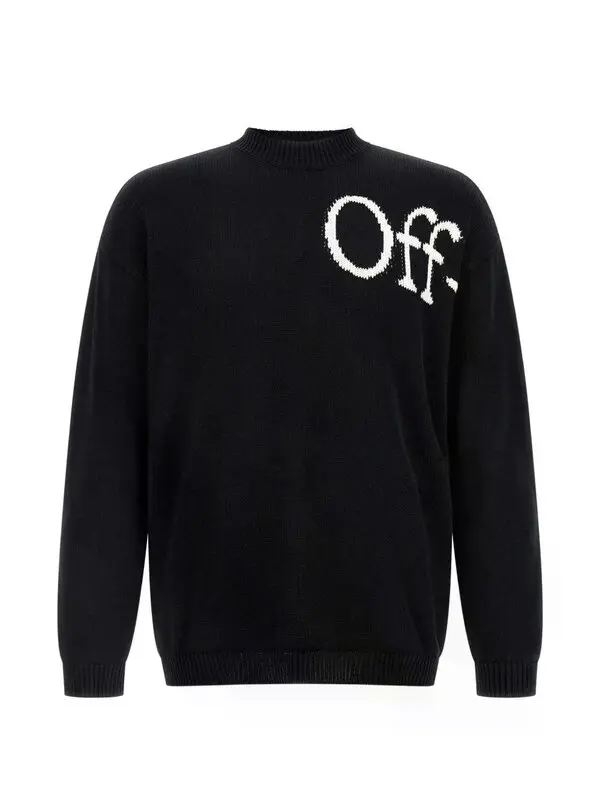 Off-White Logo-print Sweater - Black