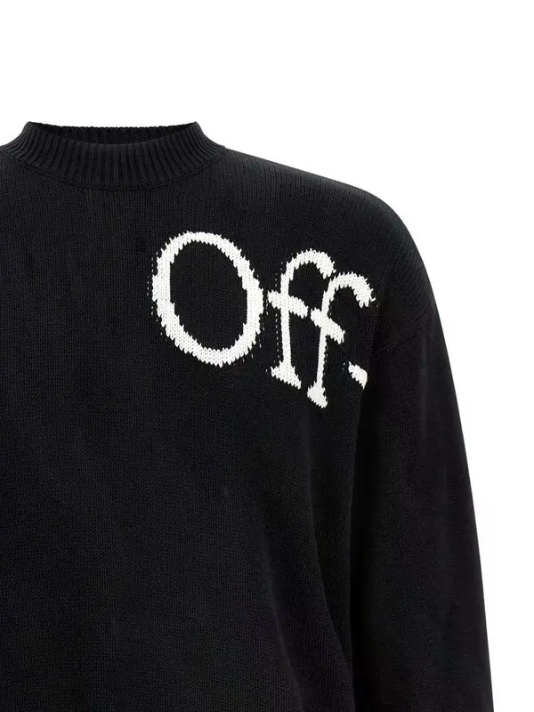 Off-White Logo-print Sweater - Black
